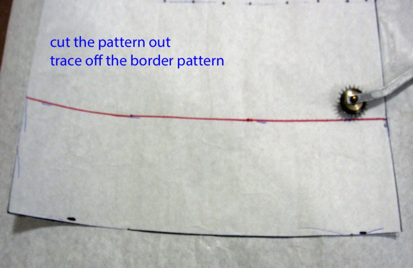 Tilly Top — how to make the top pattern into a dress with a hem border ...